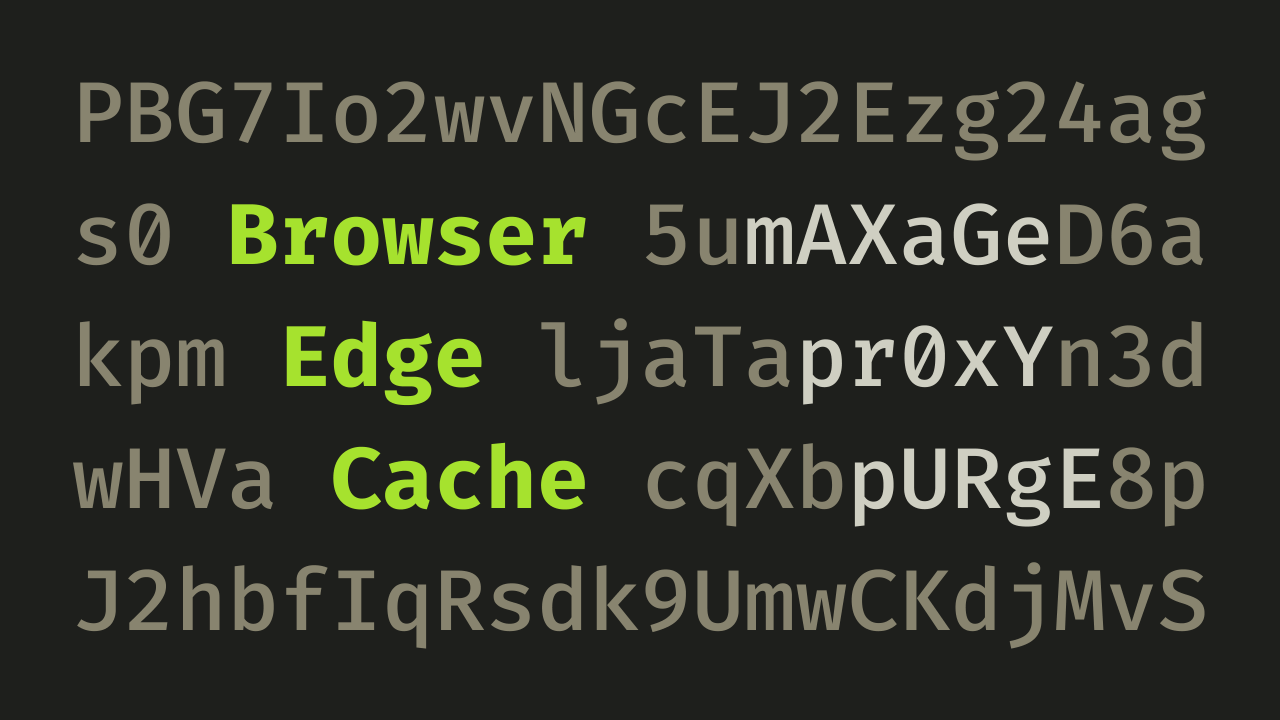 Browser Cache and Edge Cache Explained: You updated it? Well, yes, but ...