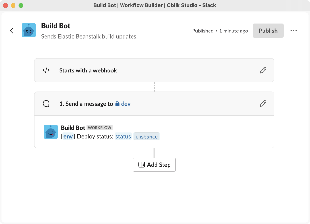 How to Add Slack Alerts for AWS Elastic Beanstalk Deploys